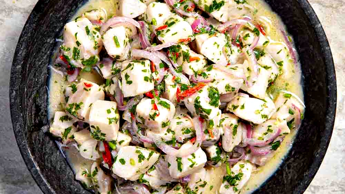 Ceviche de tilápia fácil e saboroso pronto em 15 minutos