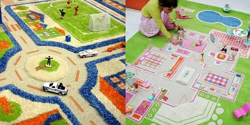 Quarto infantil: tapetes decoram e protegem os pequenos
