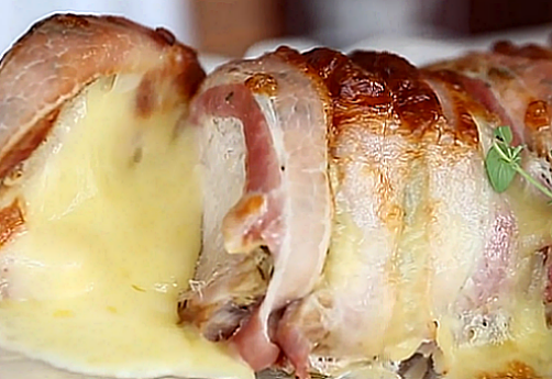 Lombo recheado com queijo e bacon é apetitoso e fácil de fazer ...