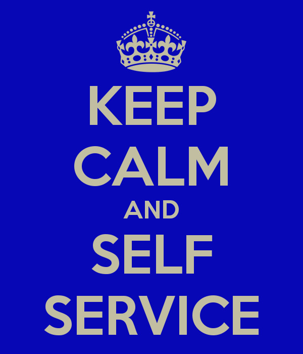 No Self-service...