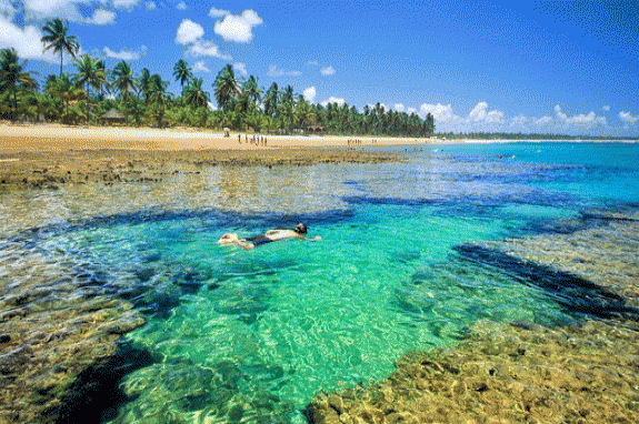 Conheça dez praias que são verdadeiras piscinas naturais